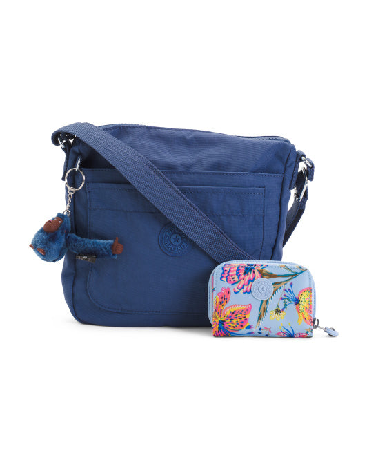 KIPLING Nylon Sebastian Crossbody & Wallet Set – The Frum Shopper