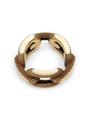 Ambush Goldtone Sterling Silver Textured Chain Ring – The Frum Shopper