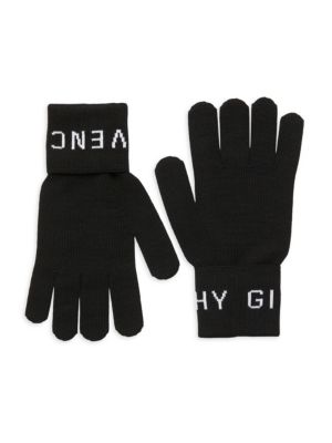 Givenchy Logo Wool Gloves – The Frum Shopper