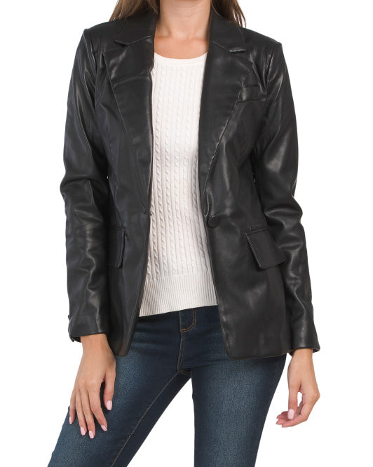 BAGATELLE COLLECTION Faux Leather Jacket – The Frum Shopper