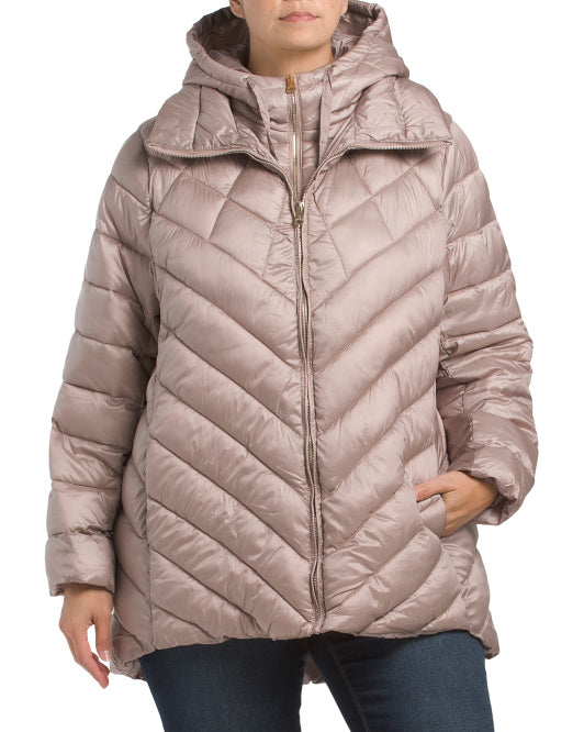BERNARDO Plus Bibbed Puffer Coat – The Frum Shopper
