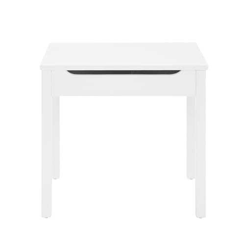 Amazon Basics Wood Lift-Top Kids Rectangular Study Desk, White – The ...