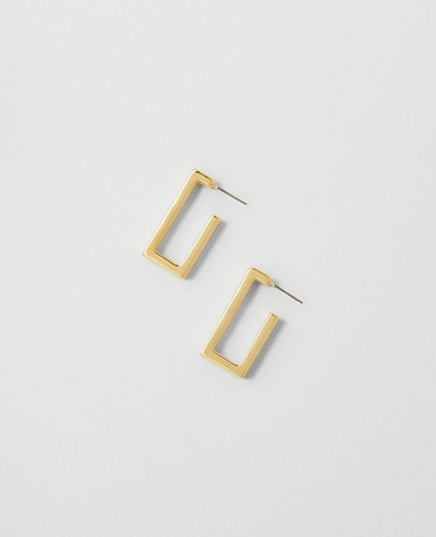 Rectangular Hoop Earrings – The Frum Shopper