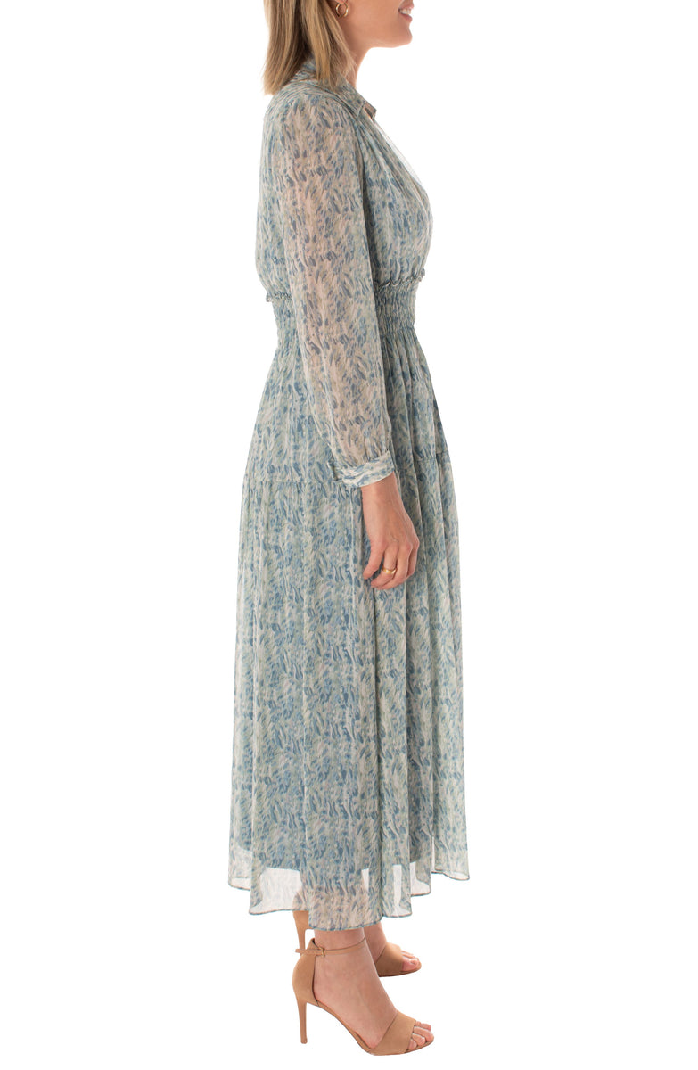 TAYLOR DRESSES Long Sleeve Smocked Maxi Dress – The Frum Shopper